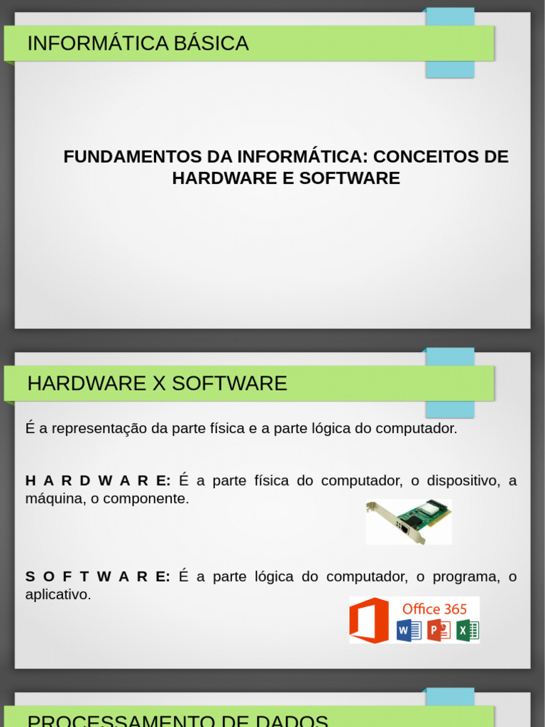 Aula 02 - Conceitos de Hardware e Software | PDF | Byte | Mordeu