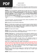 Emcee Script For General Assembly | PDF | Career & Growth | Social Science