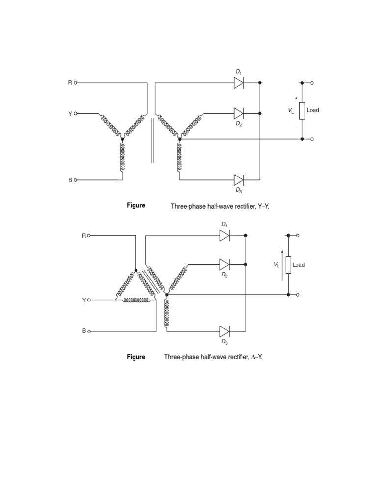 Three Phase Diode Rectifier With L, C and LC Filter | PDF | Rectifier ...