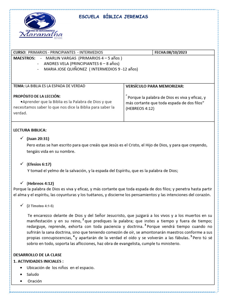 La Biblia Es Como Espada | PDF | Biblia | Cristo (título)