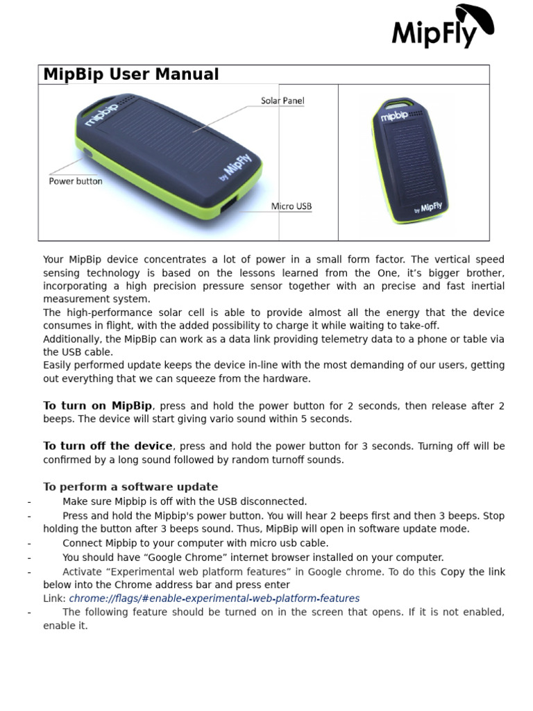 MipBip Manual_v2-3 | PDF | Software | Computing