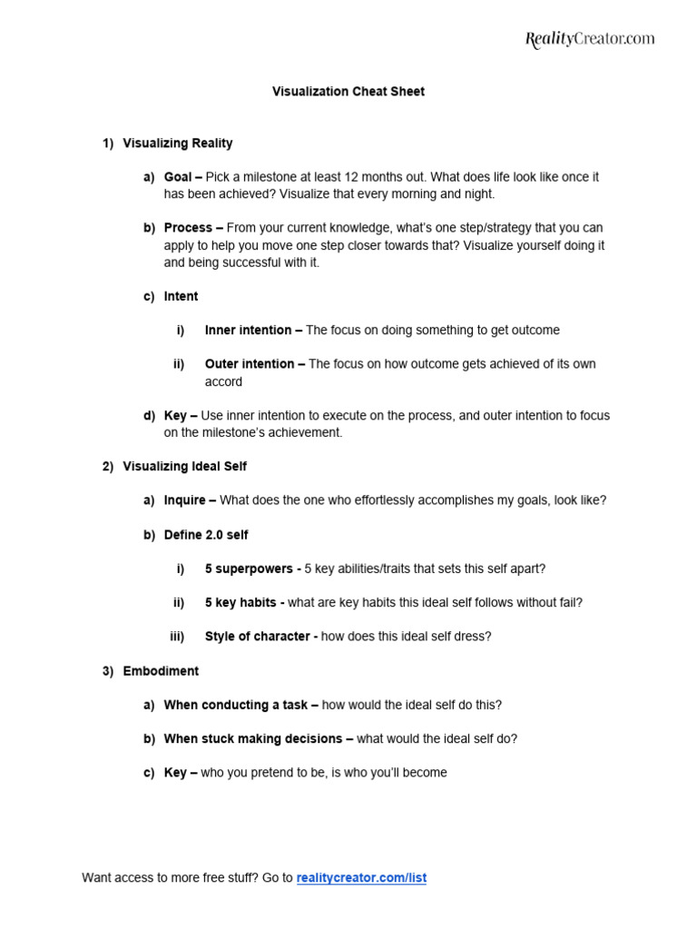 Visualization cheat sheet | PDF