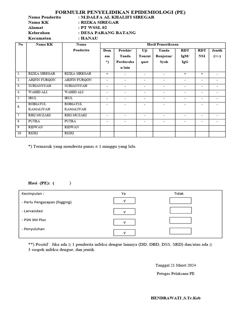 Form Pe DBD Dalfa | PDF
