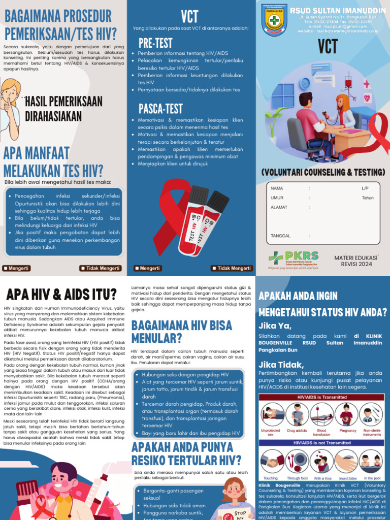 Leaflet HIV AIDS | PDF