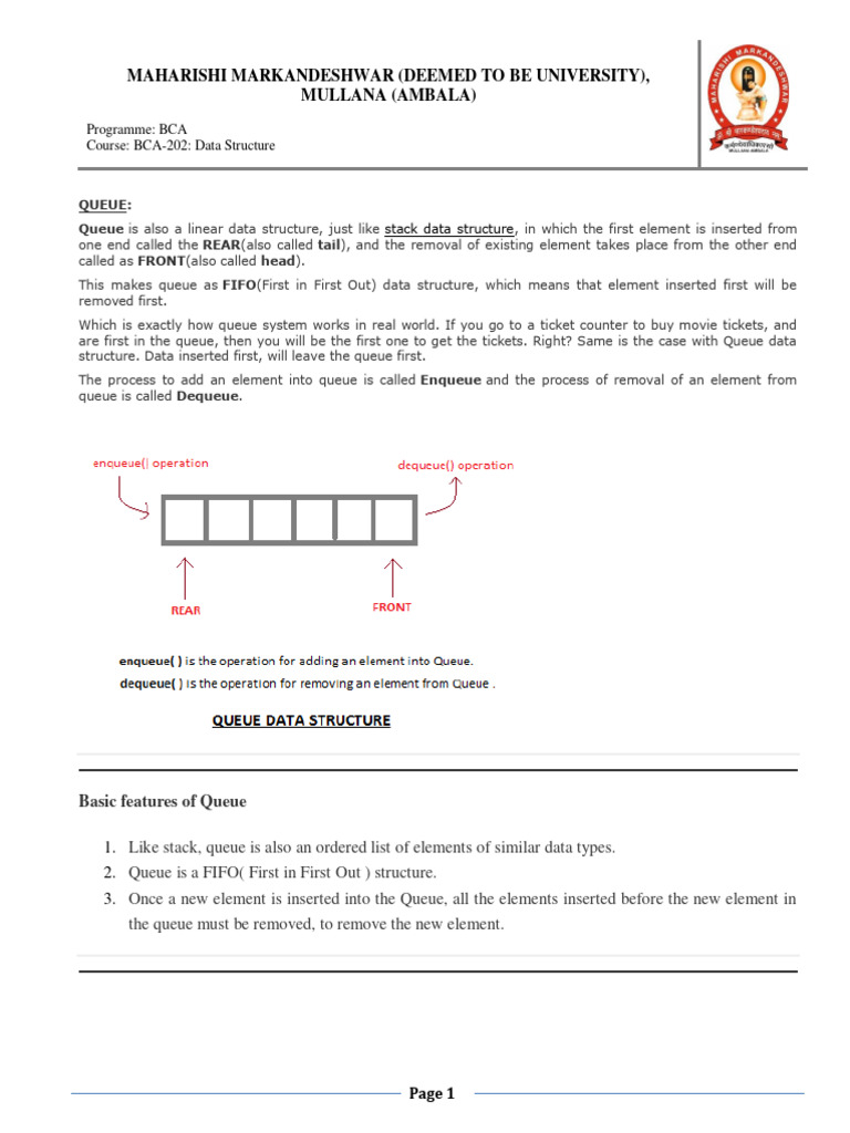 Queue | Download Free PDF | Queue (Abstract Data Type) | Computer Architecture