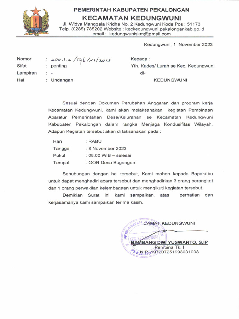 Surat Pembinaan | PDF