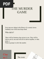 Classroom Murder Mystery Game | PDF | Violence | Crime Thriller