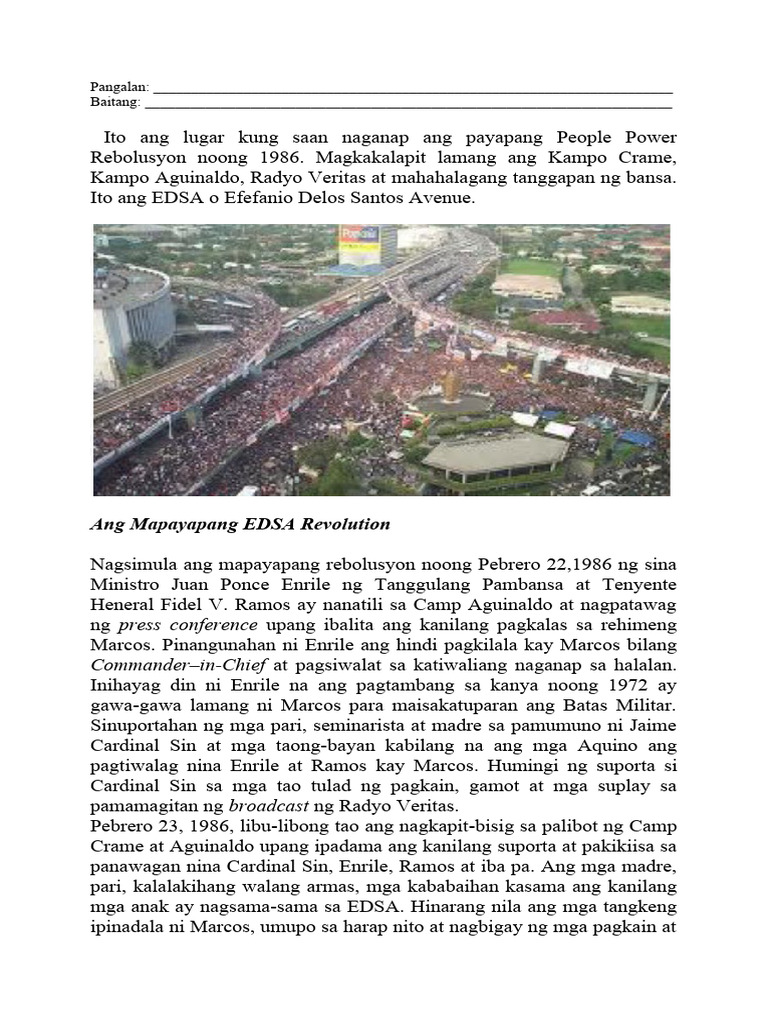 People Power I | PDF