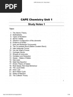 CAPE Chemistry Unit 2 Study Notes 2 - Flipbook by Media - FlipHTML5 | PDF