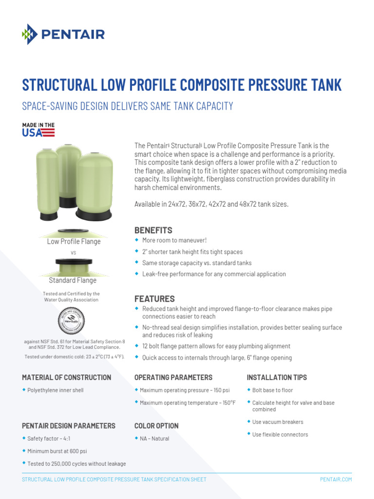 Structural Low Profile Spec Sheet | PDF | Equipment | Manufactured Goods