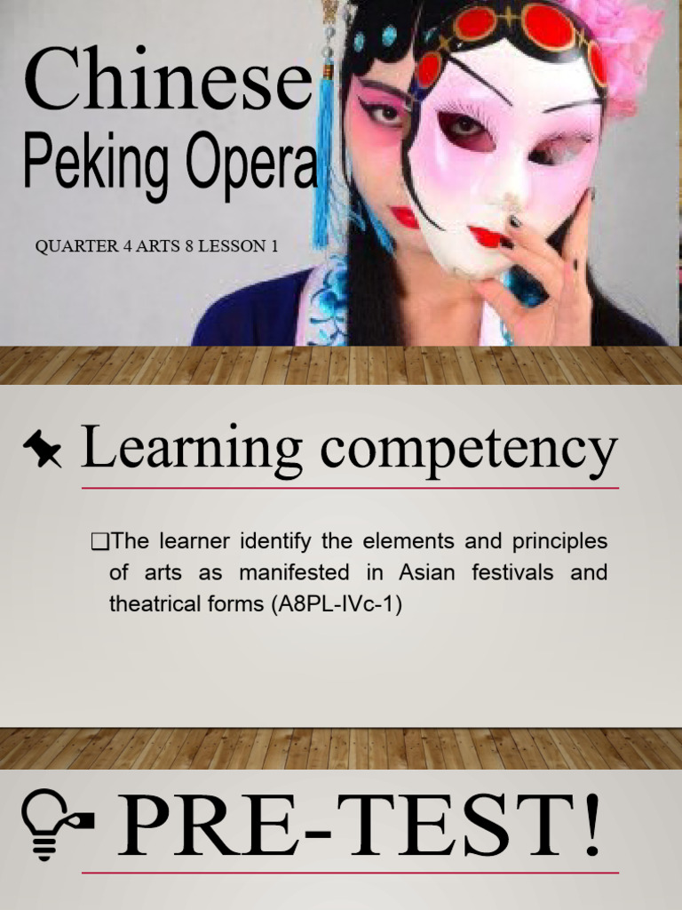 Peking Opera: Elements and Roles | PDF | Performing Arts