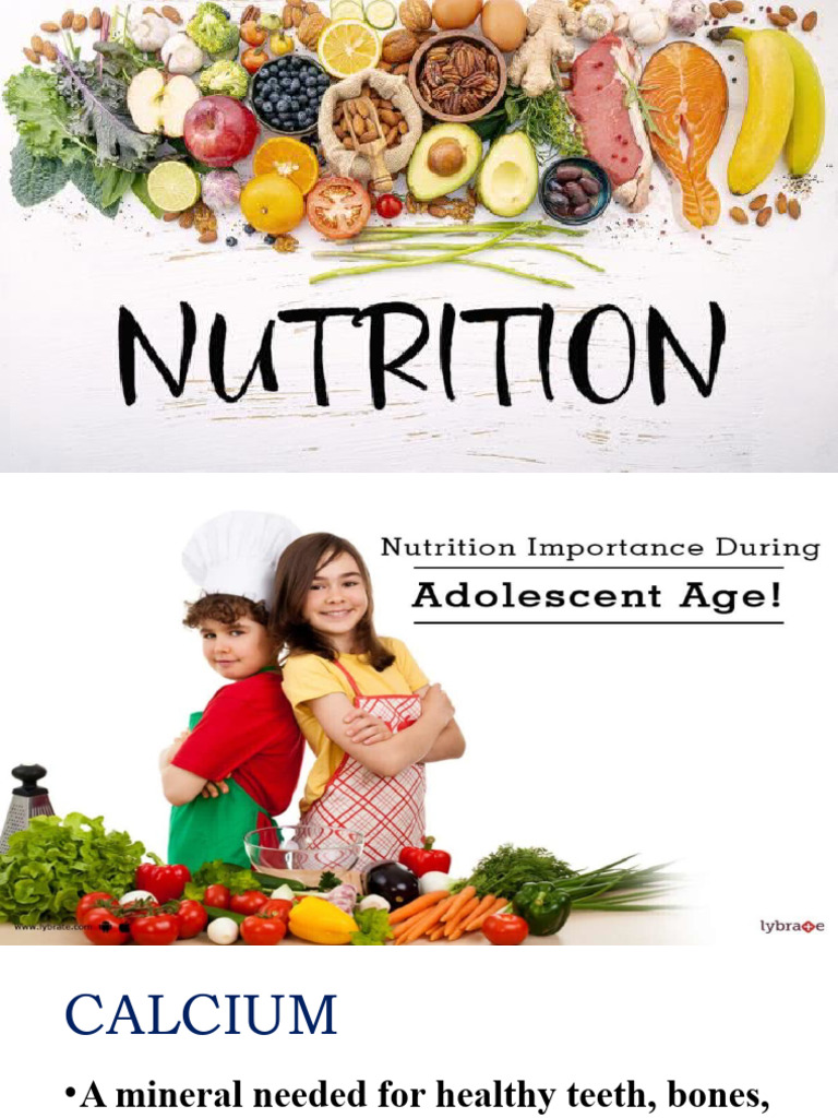 Important Nutrients of Adolescents | PDF | Healthy Diet | Carbohydrates