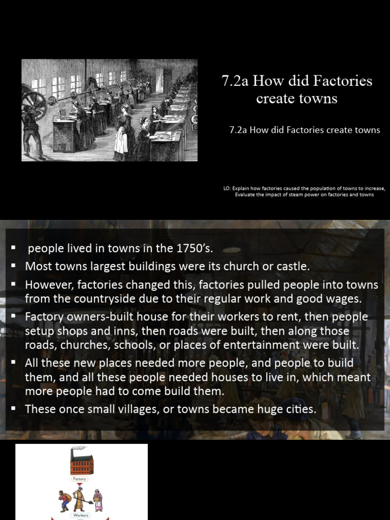 Impact of Factories on Town Growth | PDF | Engines | Factory