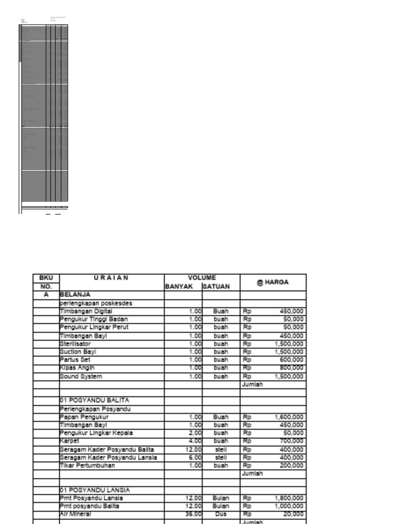 RAB 2024 PKK Perubahan | PDF