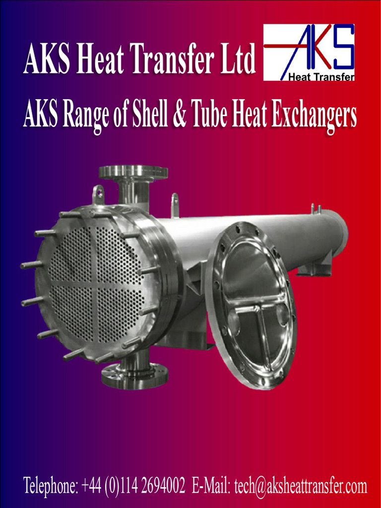 Range of Shell Tube Heat Exchangers | PDF | Heat Exchanger | Energy ...