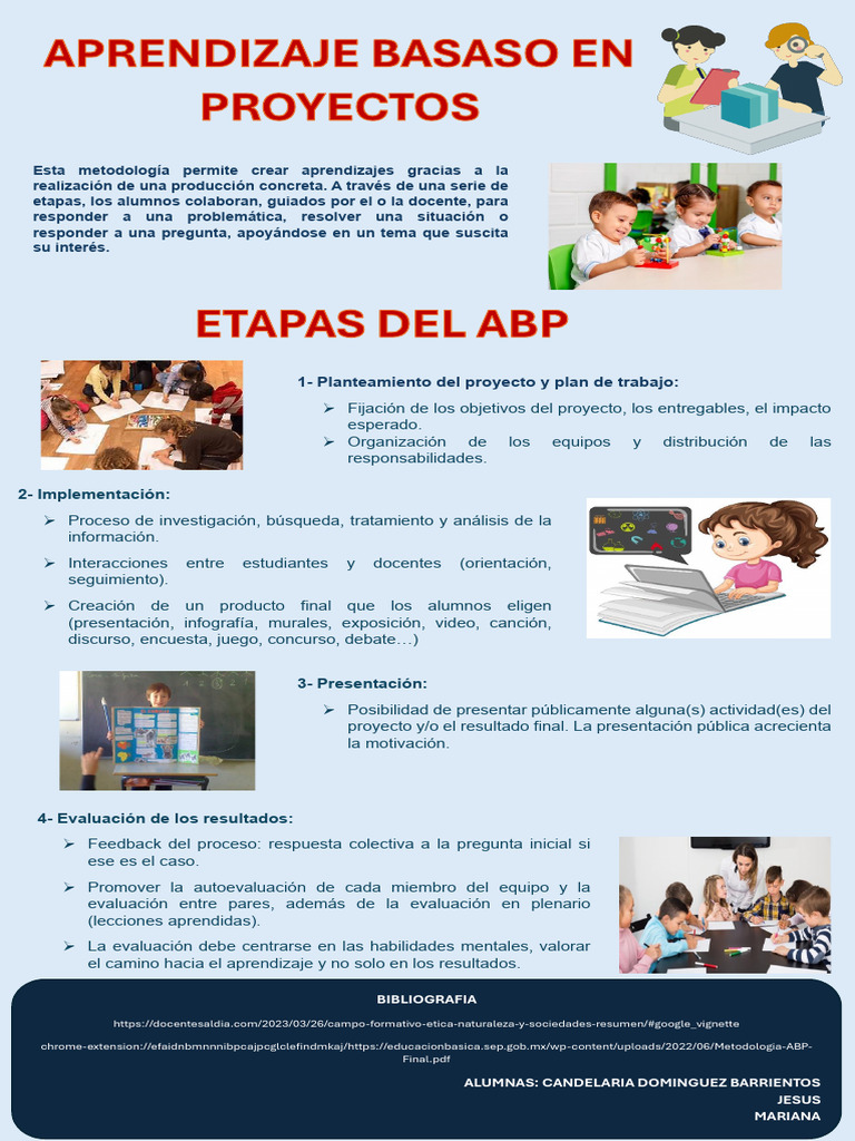 Aprendizaje Basado en Proyectos | PDF | Evaluación | Ciencia cognitiva