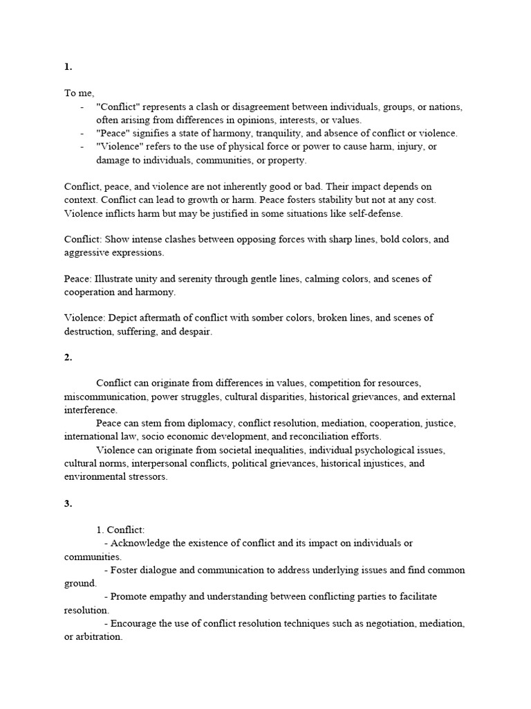 Groupwork | PDF | Violence | Conflict Resolution