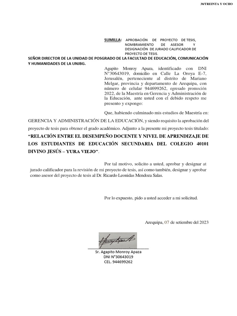 Solicitud de Designación de Jurado | PDF