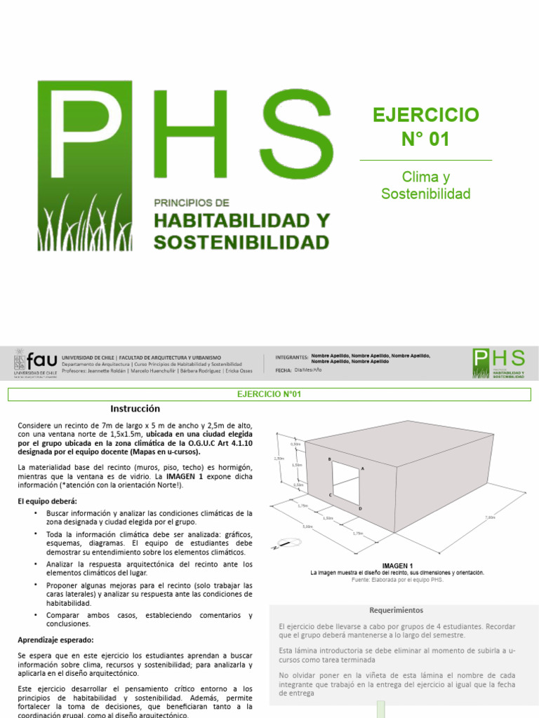Ejercicio 01 Clima y Sostenibilidad | Descargar gratis PDF | Clima | Ciencias atmosféricas
