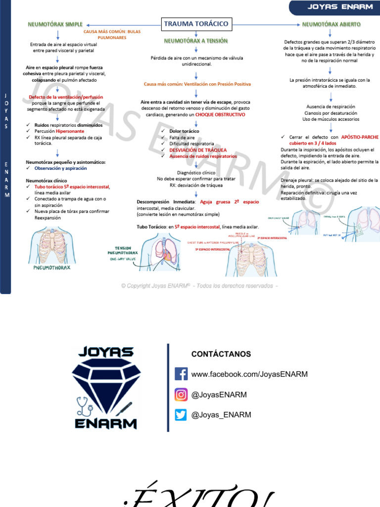 Trauma Torácico | PDF | Sistema respiratorio | Medicina CLINICA