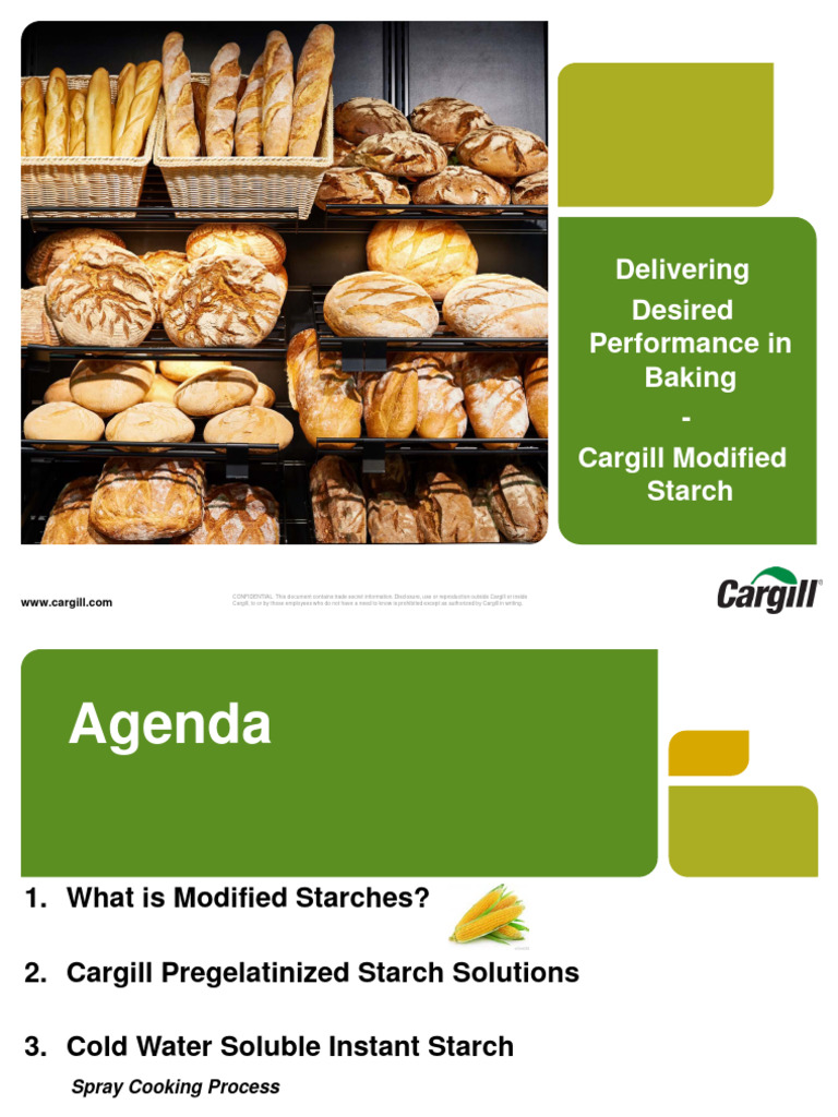 Delivering Desired Performance in Baking - Cargill Hooi Yin Lim | PDF ...