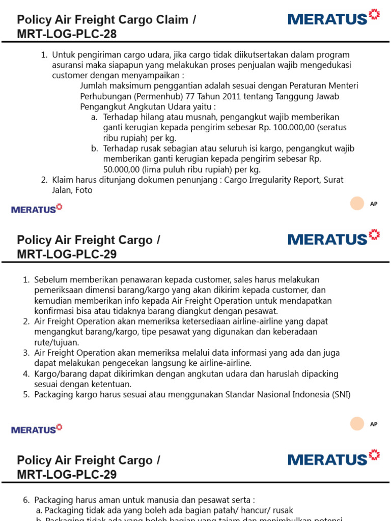Policy Logistic AF - Codemy | PDF