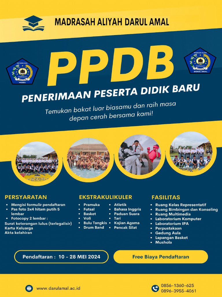 BROSUR PPDB MA DARUL AMAL 2024-2025 | PDF