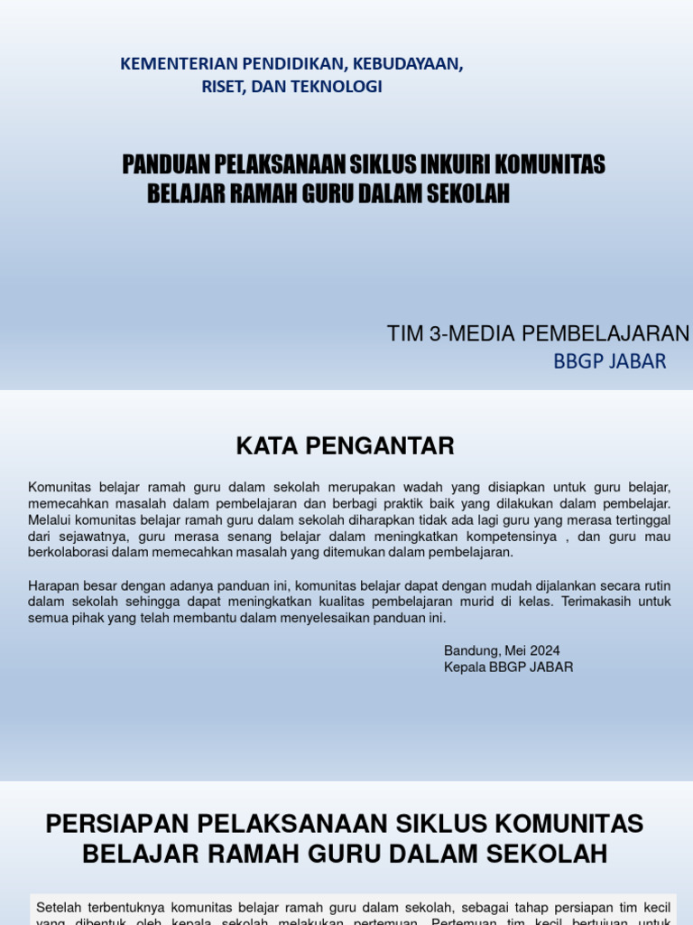 Panduan Siklus Kombel-020524 | PDF