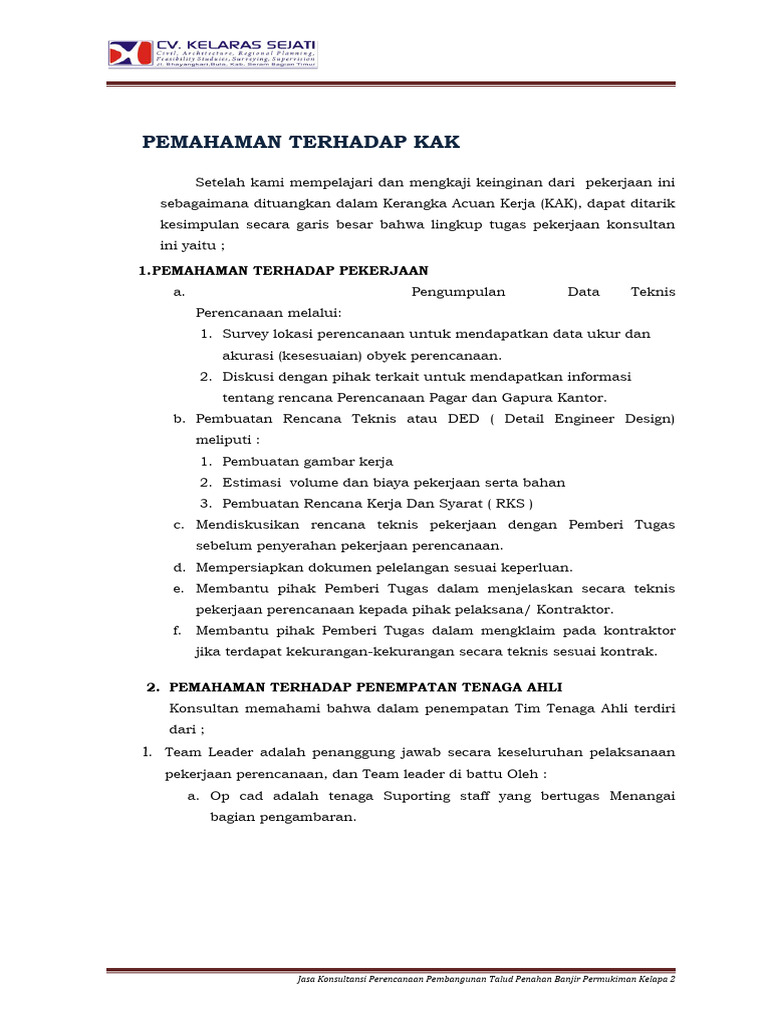 Pemahaman Kak | PDF