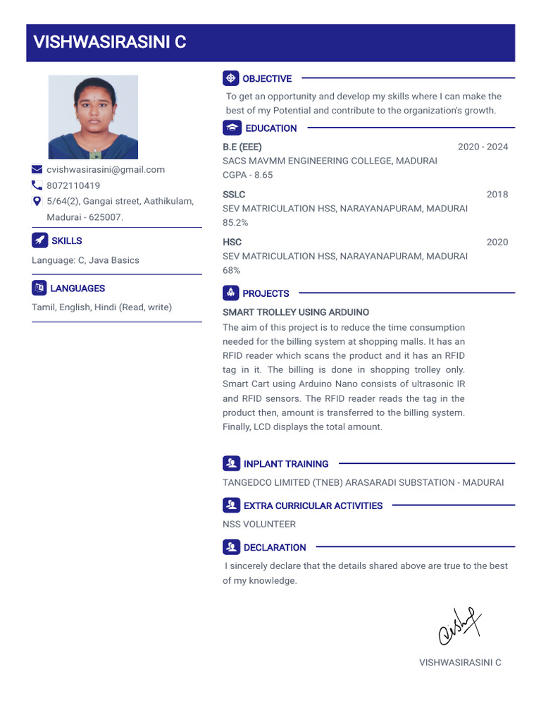 Storage Emulated 0 Android Data Com - Cv.docscanner Cache JOB RESUME - VISHWASIRASINI | PDF ...