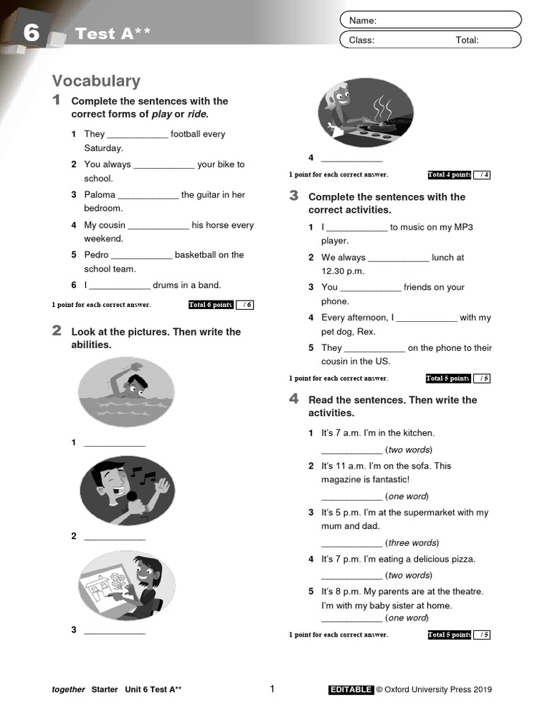 Together Starter 6A Two-Star | Download Free PDF | Linguistics