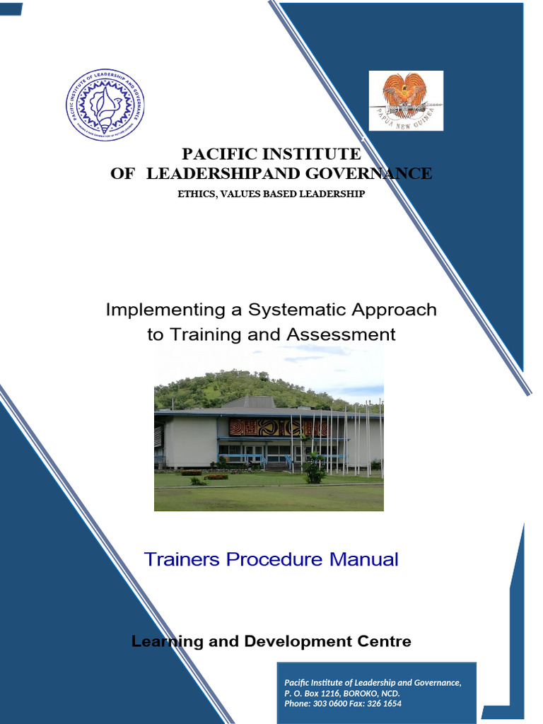 PILAG Trainer Procedure Manual v2 - 110619ldc | PDF | Educational ...