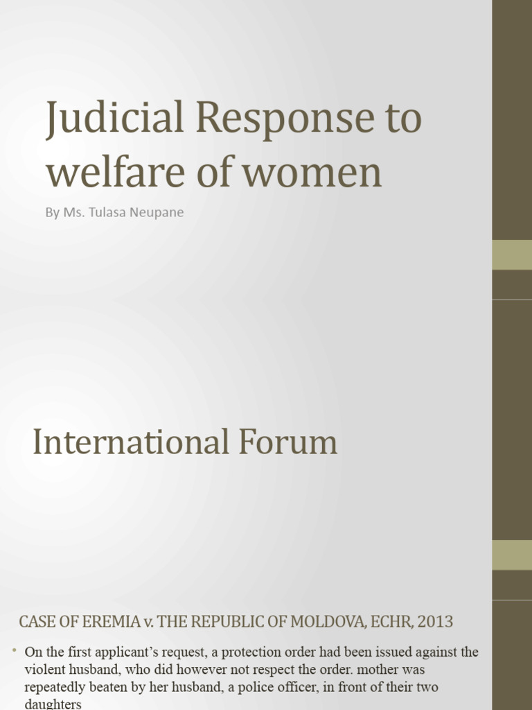 Women - Judicial Response | PDF | Genocides | Human Rights