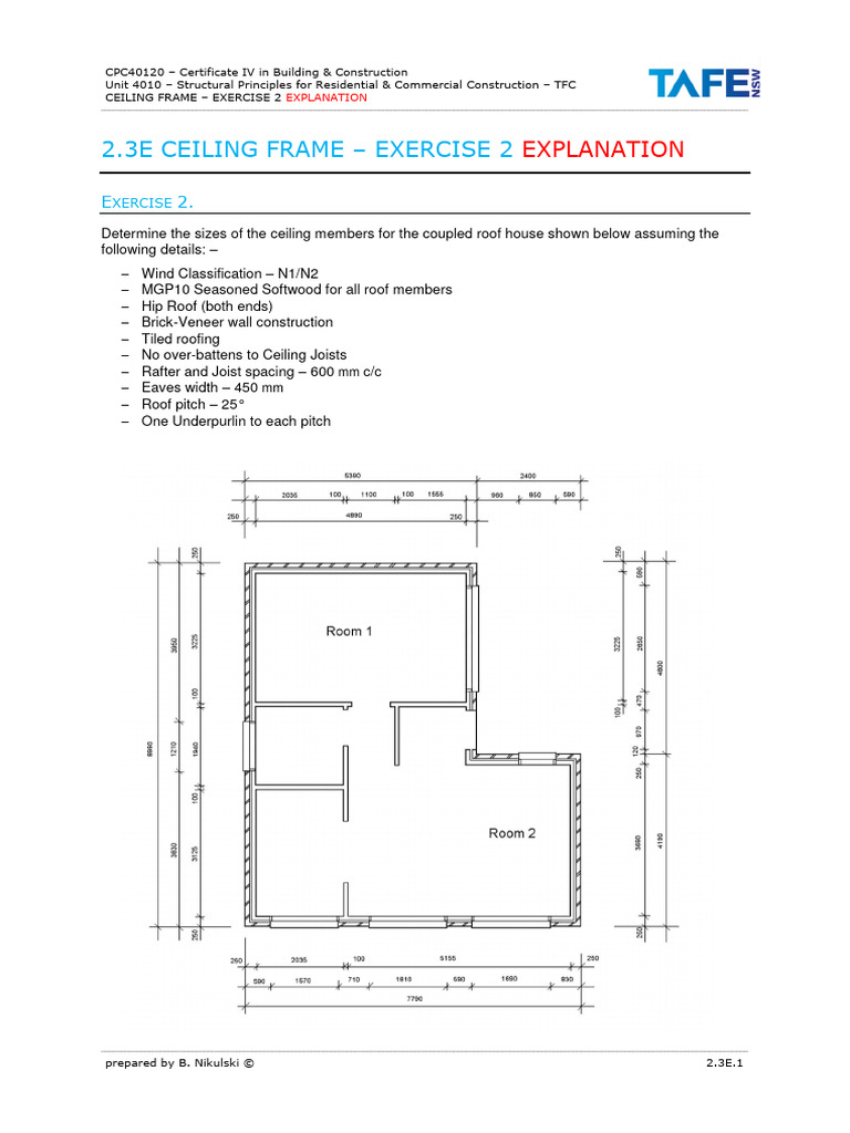 2.3e Ceiling E2 - Mgp10 - s124 | PDF | Framing (Construction) | Beam (Structure)