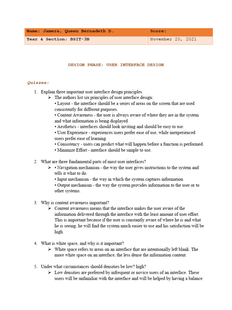9 Design Phase - User Interface Design | PDF | Menu (Computing) | Use Case