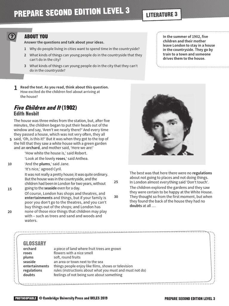 PREPARE 3 Literature 3 | PDF | Five Children And It