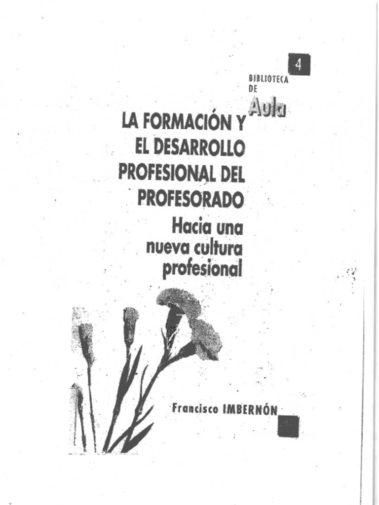 imbernon-1994-la-formacion-y-el-desarrollo-profesional-del