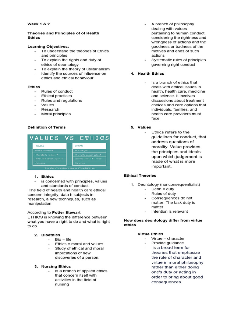Bioethics Prelim Notes | PDF | Autonomy | Informed Consent