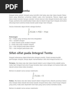 Integral Tentu Contoh Soal Dan Pembahasan | PDF