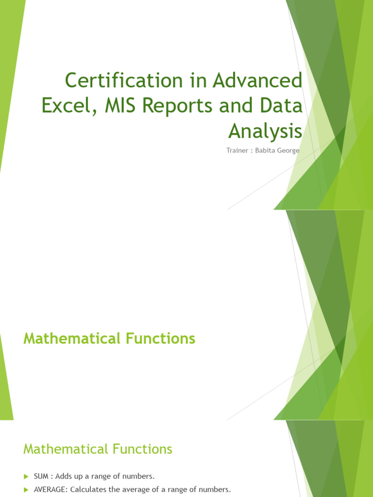 Adv Excel | PDF | Microsoft Excel | Database Index