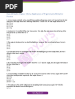 Maths Trigonometry Class 10 Case Studies | PDF | Lighthouse