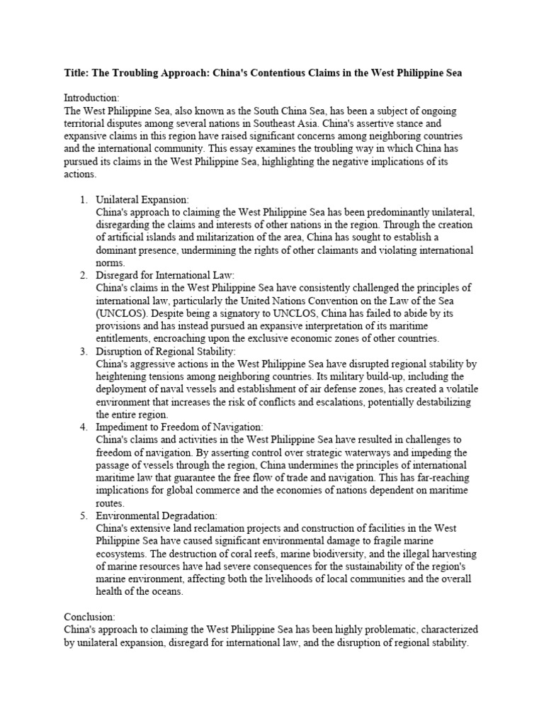 2019 Alexei Romanov Theory | PDF | South China Sea | Environmental ...