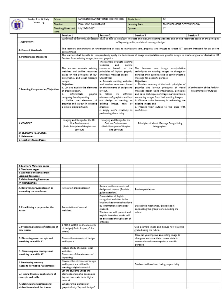 1stQ Week7.docx Version 1 | PDF | Page Layout | Learning