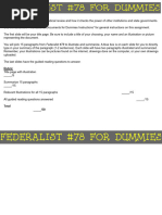 Federalist 78 Summary | PDF