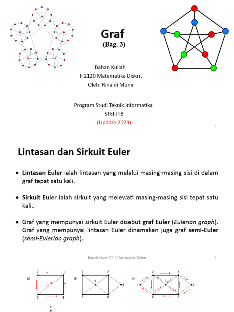 Materi Graf: Euler & Hamilton | PDF