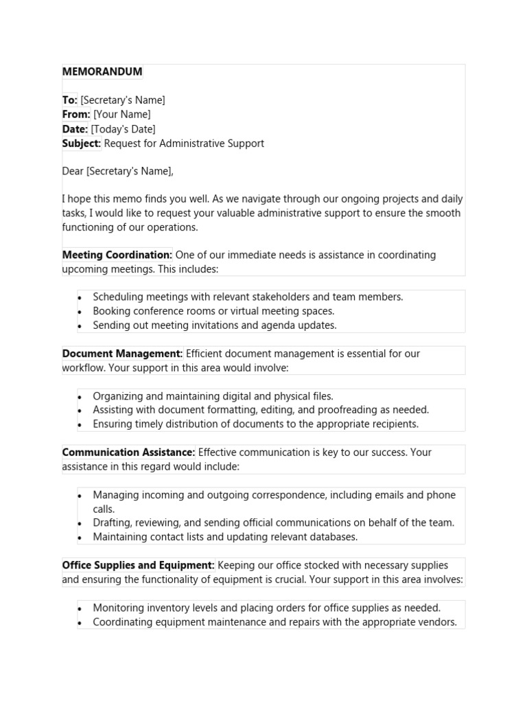 Memo Sample 5 | Download Free PDF | Memorandum | Information Science