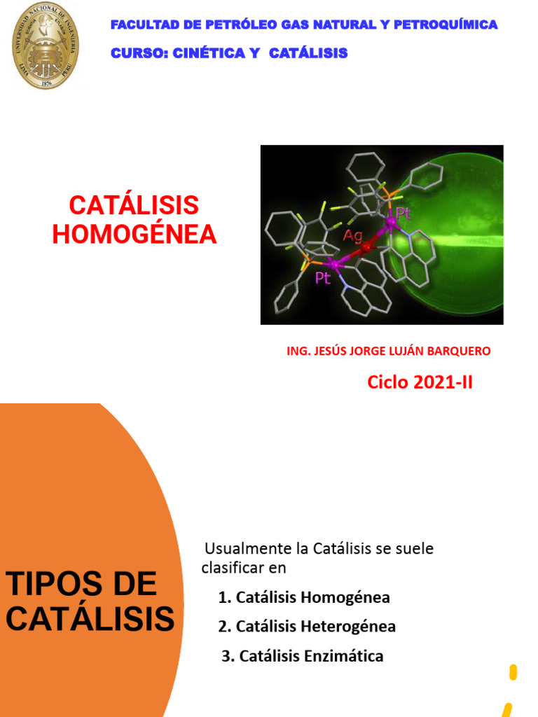 CATALISIS HOMOGENEA (Autoguardado) | PDF | Catálisis | Cinética química