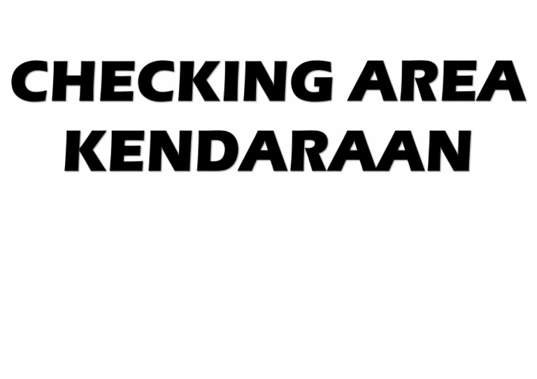 Checking Area | PDF