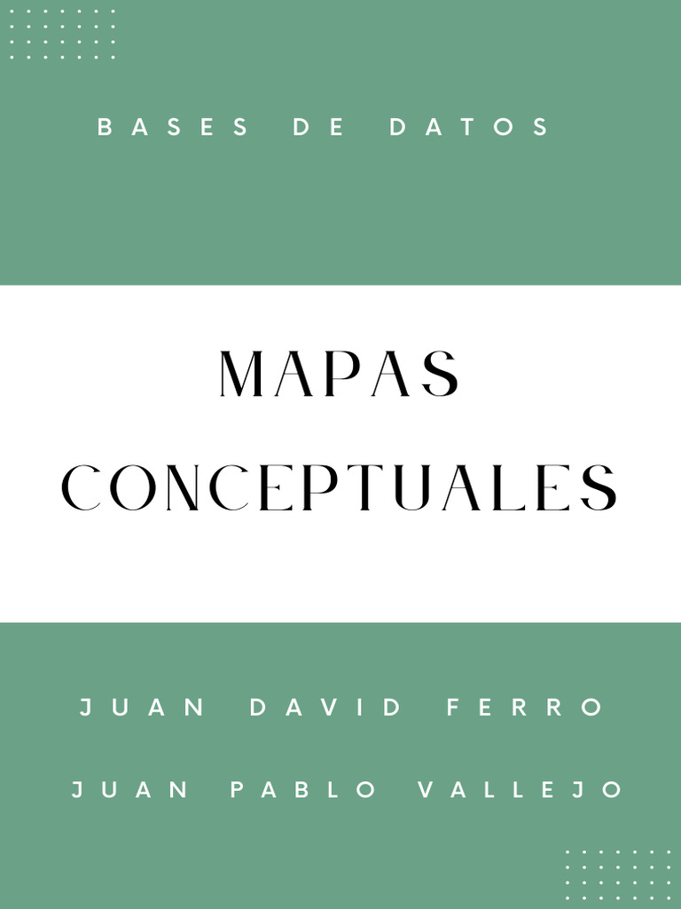 Mapa conceptual | PDF | Bases de datos | SQL