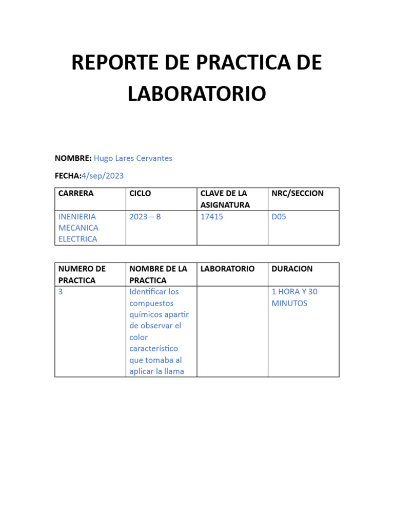 Reporte de Laboratorio 1 | PDF | Color | Laboratorios